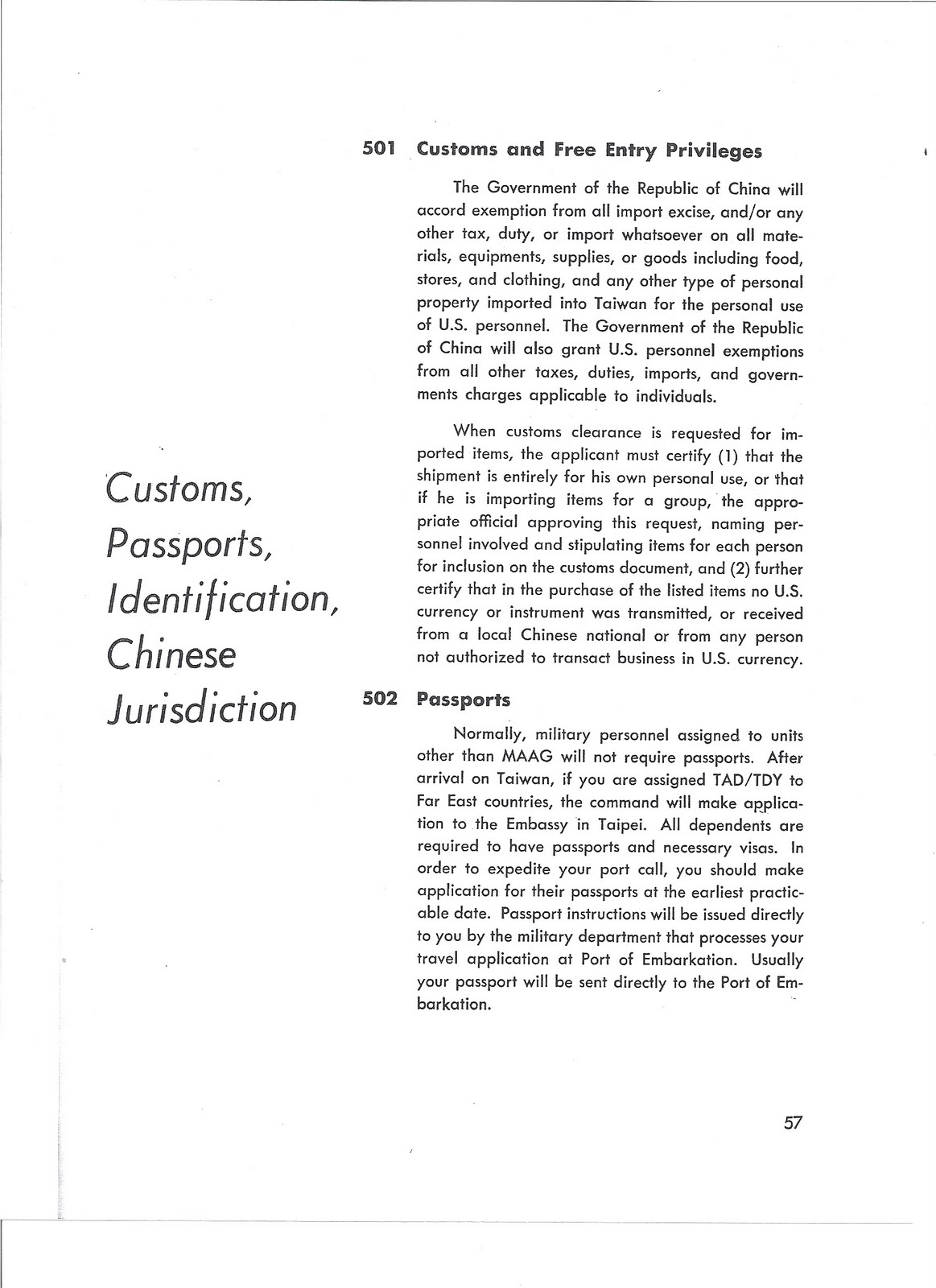 US Taiwan Defense Command: Taiwan Report - 1960s (Chapter 5)