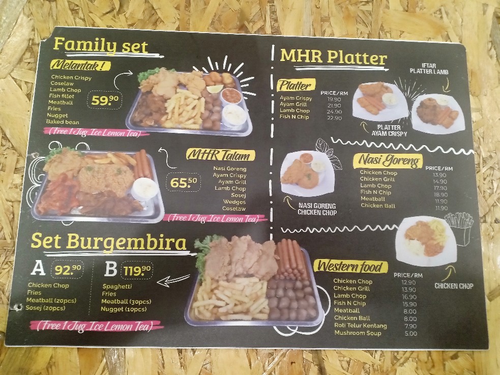 Dinner di MHR Burger's Port Dickson