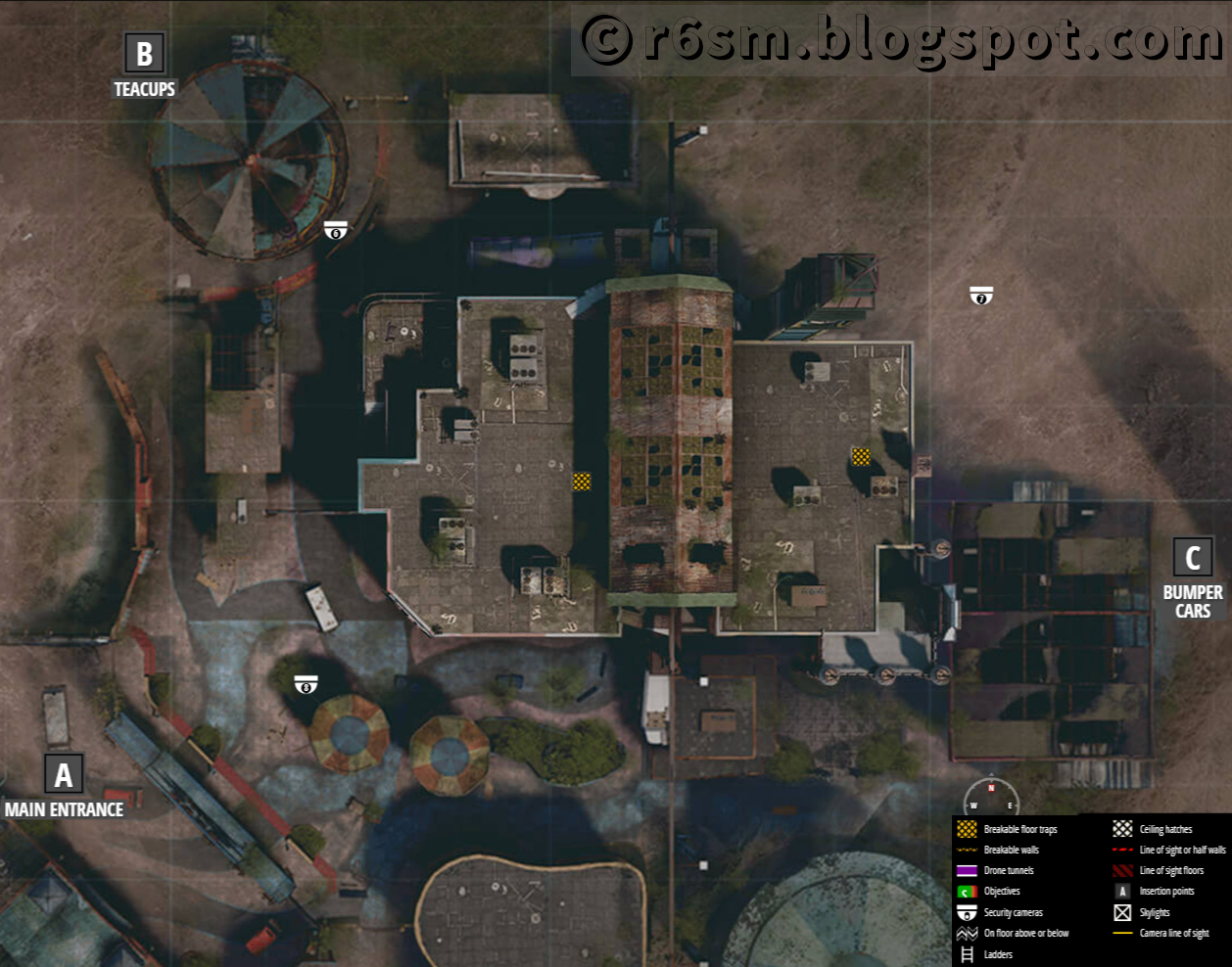 【2020最新】レインボーシックス シージ マップ（見取り図）一覧【R6S】 - Galnesoft