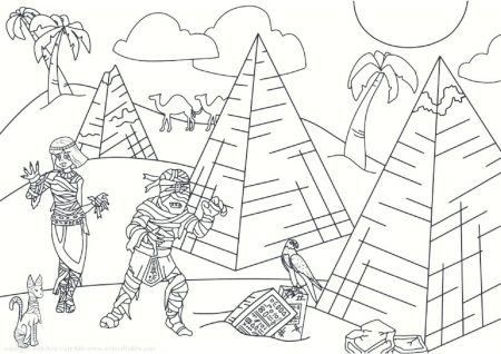 Egyptian Mummy Coloring Pages ~ Coloring Pages