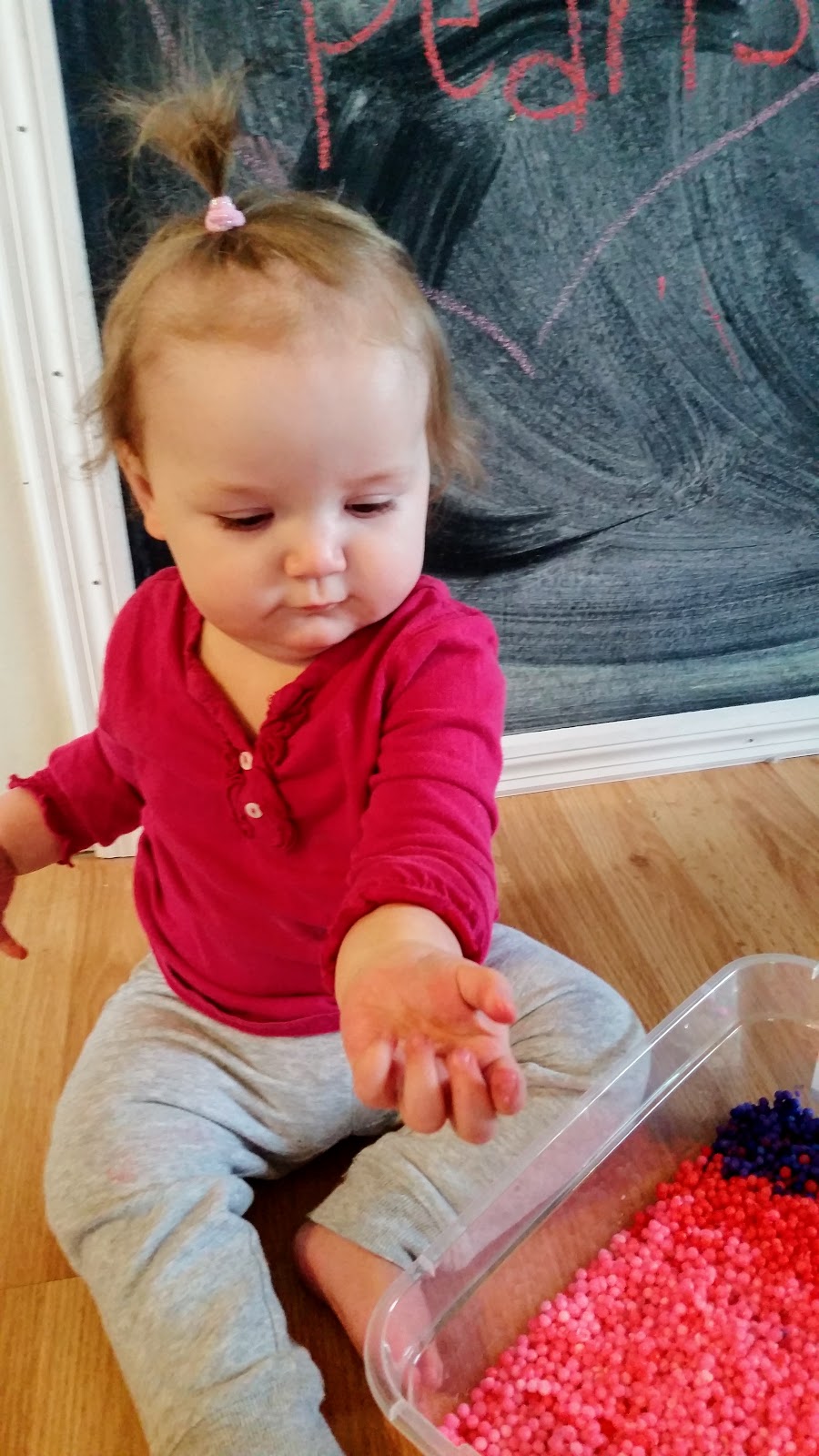 Sweetest Days of Childhood: Tapioca Pearl Sensory Play!