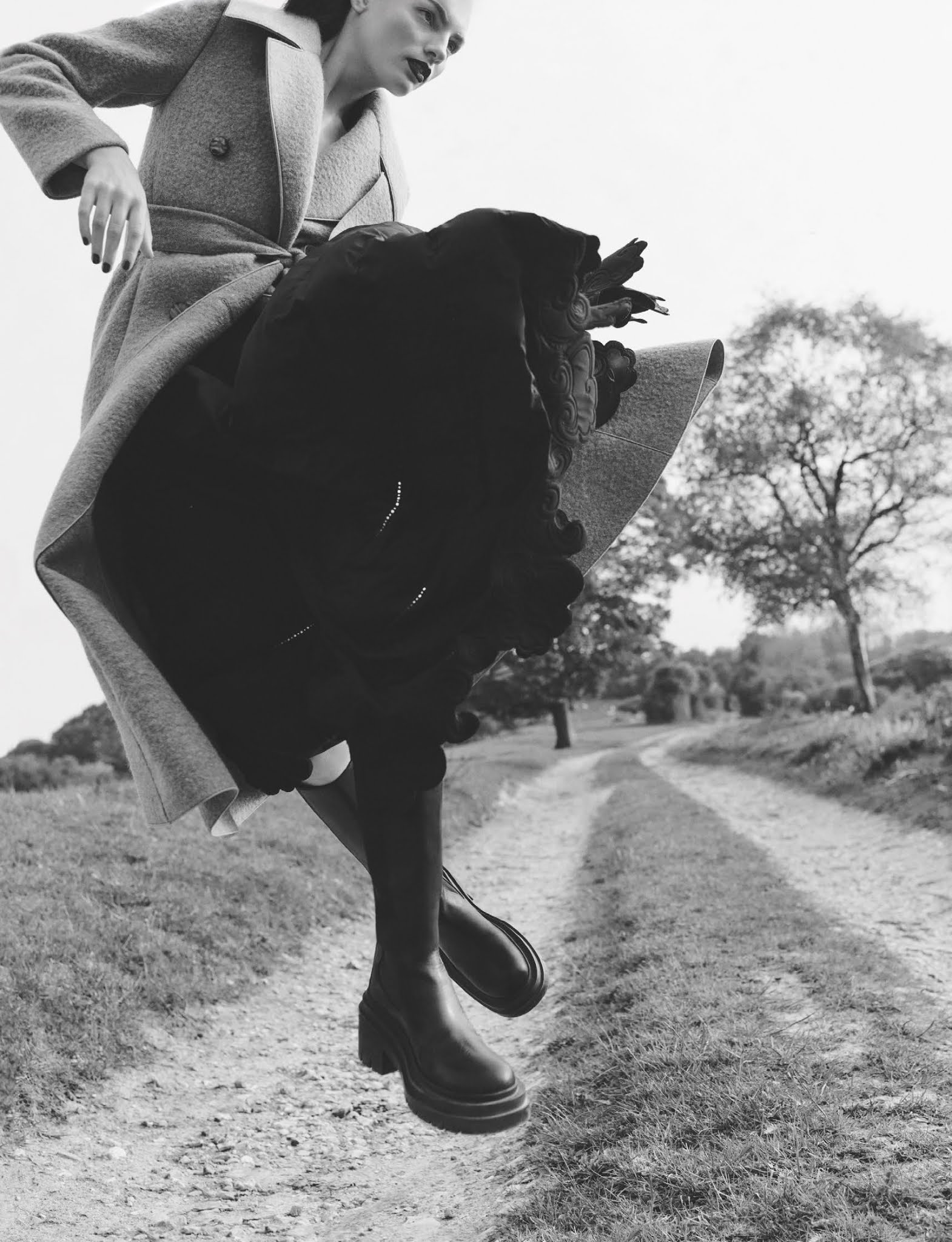 Fran Summers in Vogue UK August 2021 by Scott Trindle