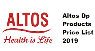 All Altos New Products Price List 2019 (DP & MRP) - Rate List