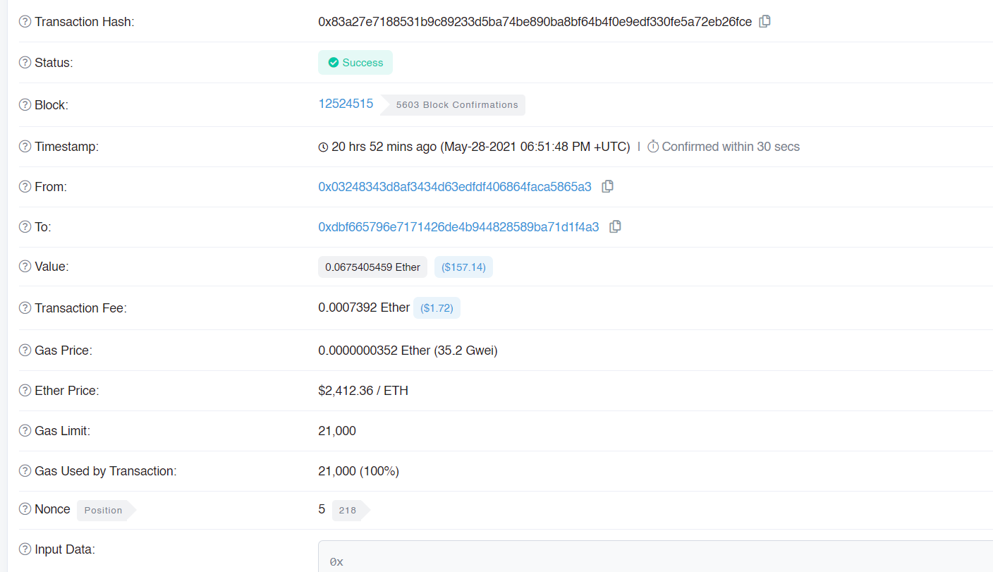 Etherscan: How to Read a Ethereum Transaction?