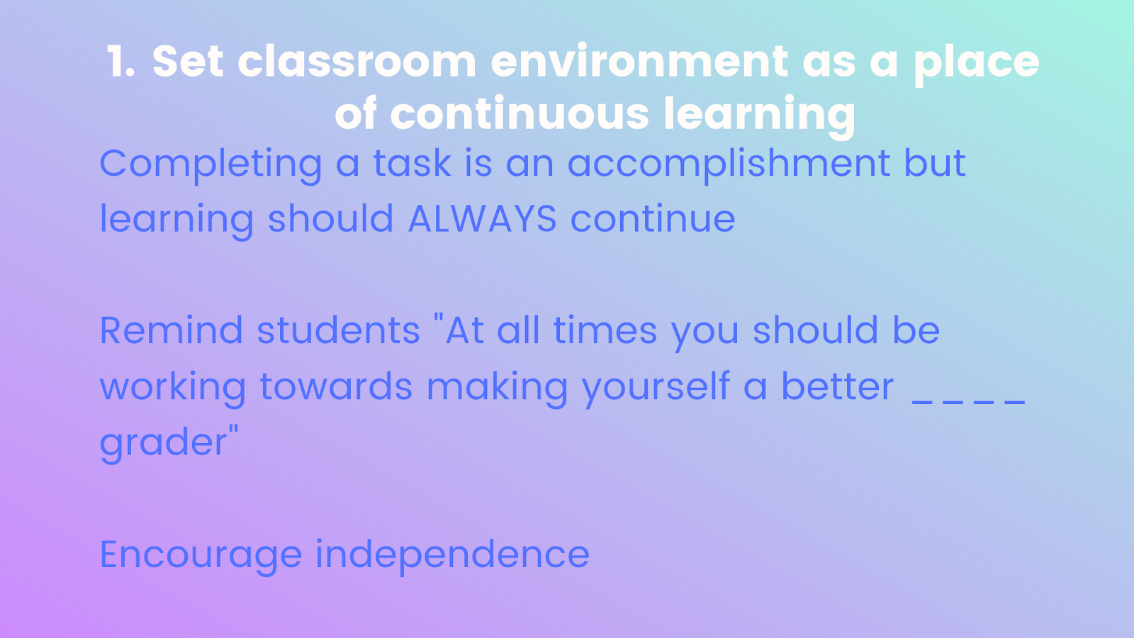 Martin Teaching Co.: Engaging Early Finishers