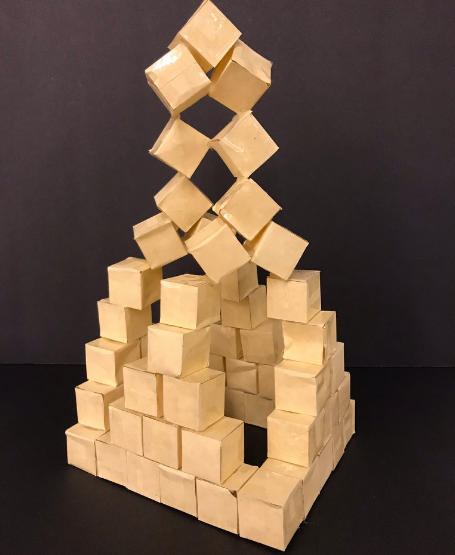 Kids Art Market: Repeated Paper Modules