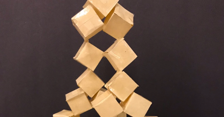 Kids Art Market: Repeated Paper Modules