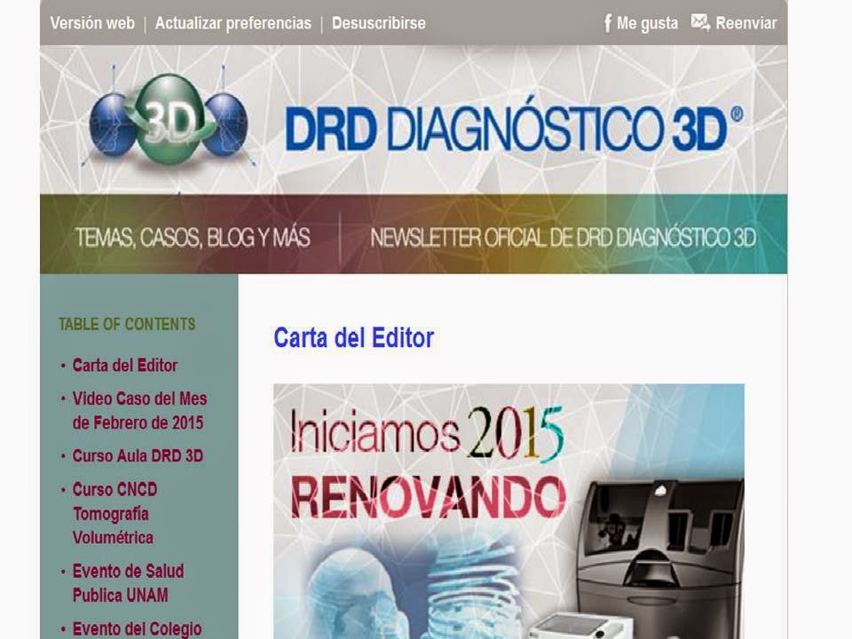 DRD Diagnóstico 3D: febrero 2015