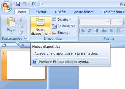 DEPARTAMENTO DE TECNOLOGIA: inicio en powerpoint