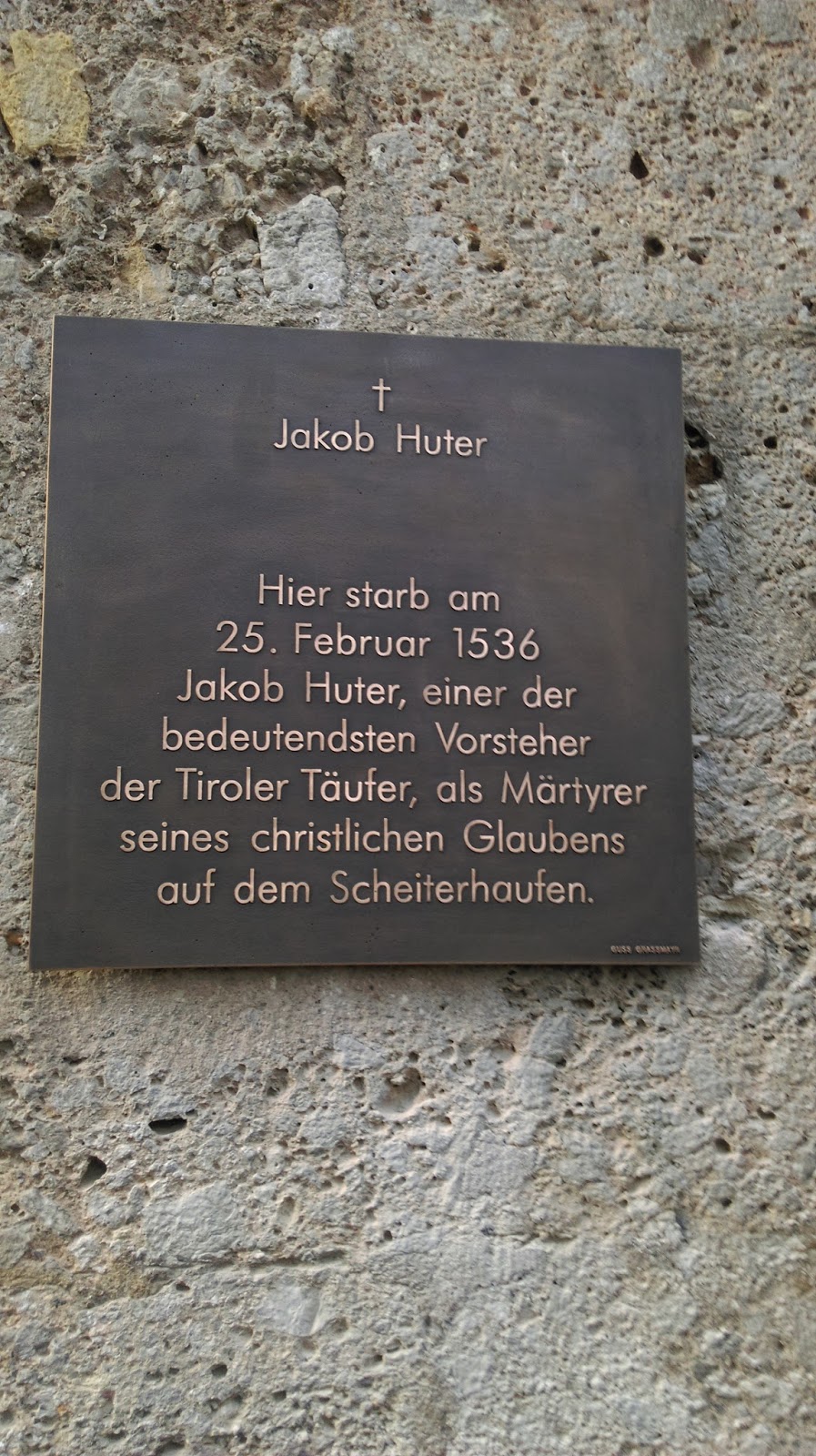 Hutt-Write Voice: This Day in Hutterite History - Jakob Hutter Burned ...