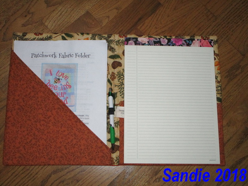 Patchouli Moon Studio: Patchwork Fabric Folder Pattern