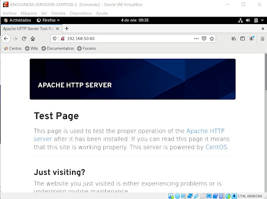 Instalación y Configuración del Servidor Apache