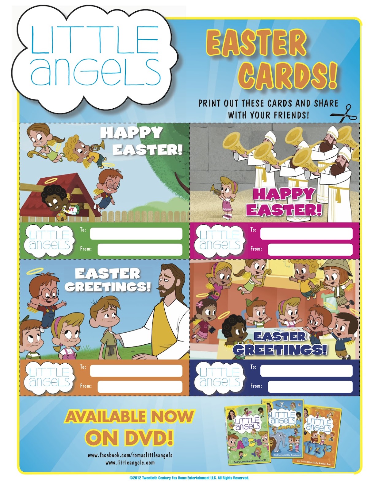Inspired by Savannah: Print Your Little Angels Easter Cards Today!!!