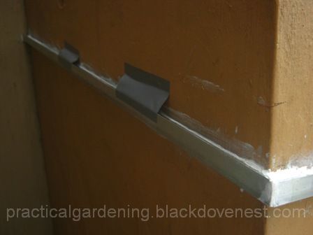 Practical Gardening: DIY Mini-Gutters to Collect Rain Water