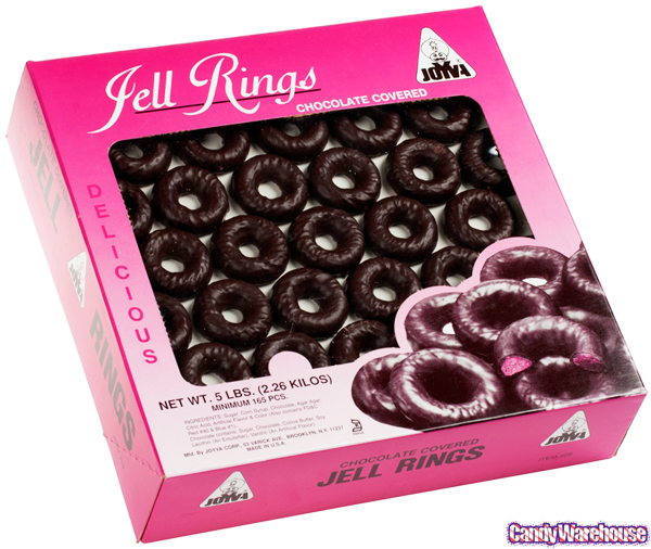 Kids Fashion 2011: Joyva Chocolate Covered Raspberry Jell Rings: 5LB Box
