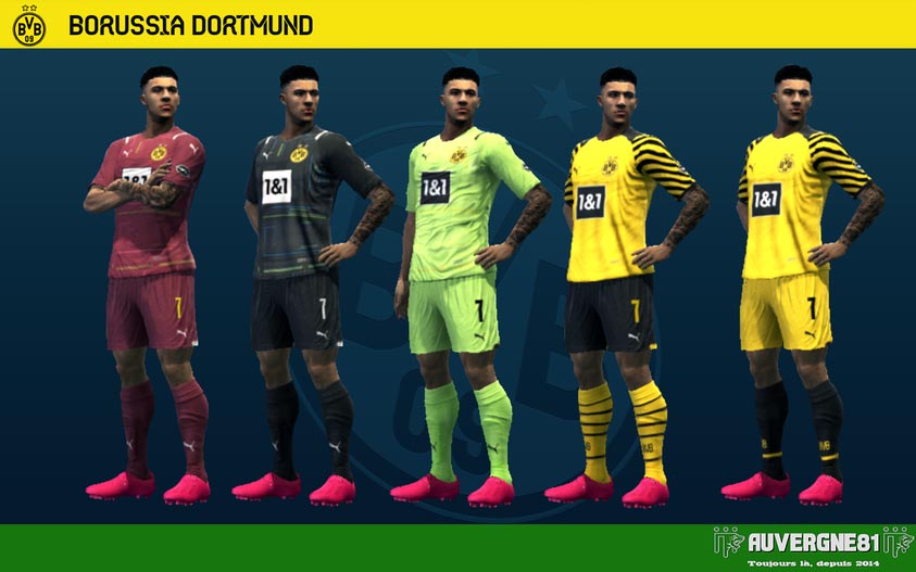 15+ Kits Borussia Dortmund Pes 2021 PNG