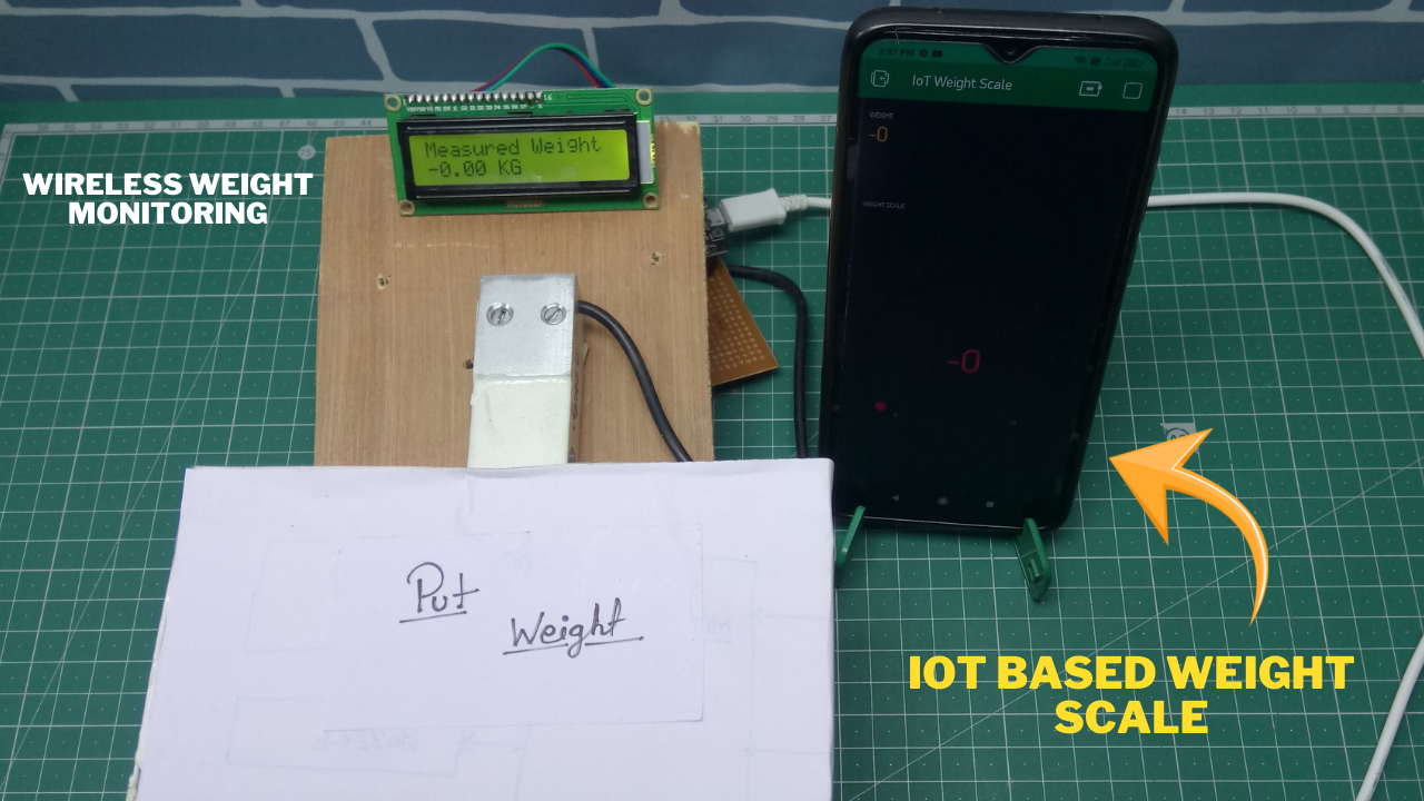 Iot Weight Scale Using Load Cell Hx711 And Esp8266