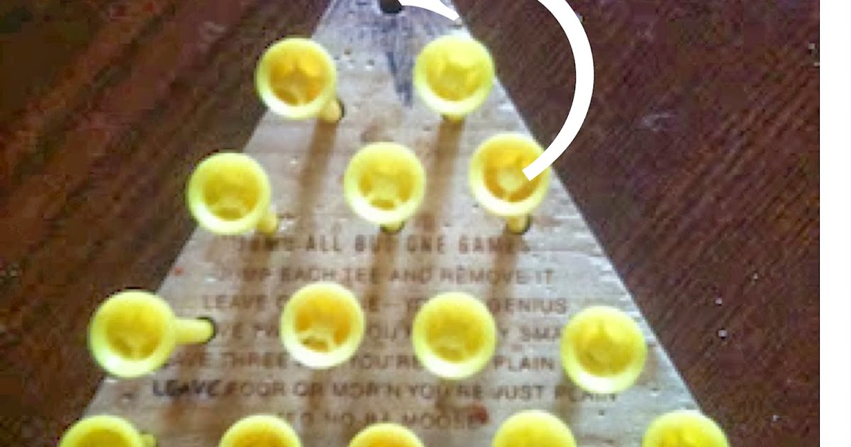 Creative Construction: How to beat the Cracker Barrel Golf Tee Game