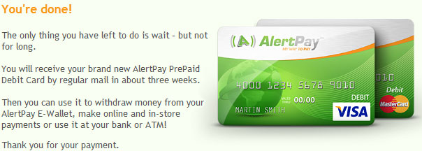 How to get AlertPay PrePaid Debit Visa Card from Bangladesh.