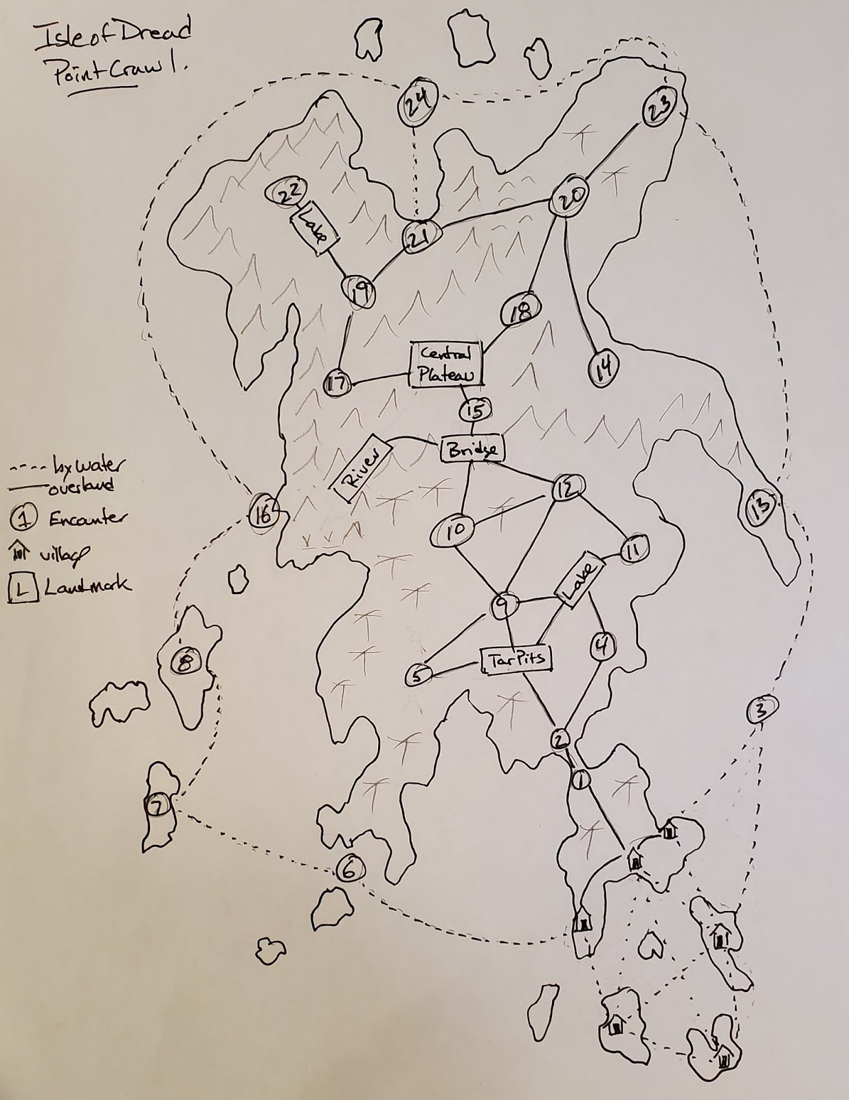 An appreciative post for this fine method combining pointcrawl with hexes. : r/osr