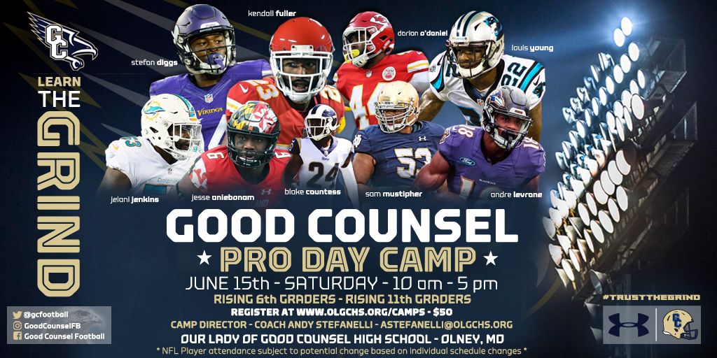 Good Counsel High School Hosts Pro Day Camp - DC Outlook