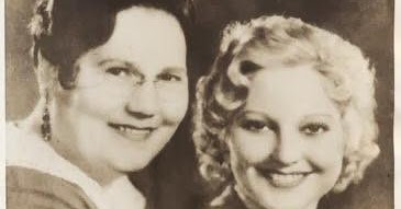 Thelma Todd: Thelma Todd, With Her Mother