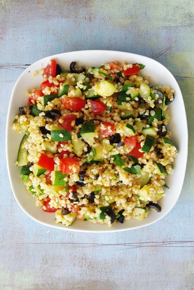 Ági főz: Bulgur saláta dióolajjal