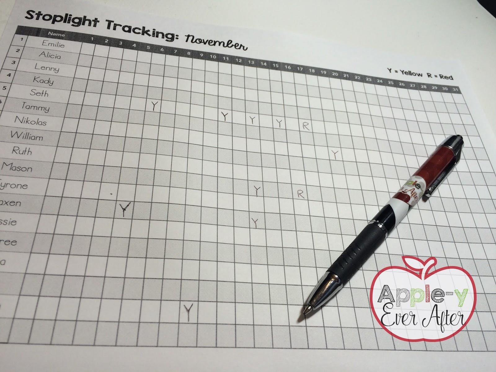 Traffic Light Behaviour Management (WITH A FREEBIE!) - Apple-y Ever After