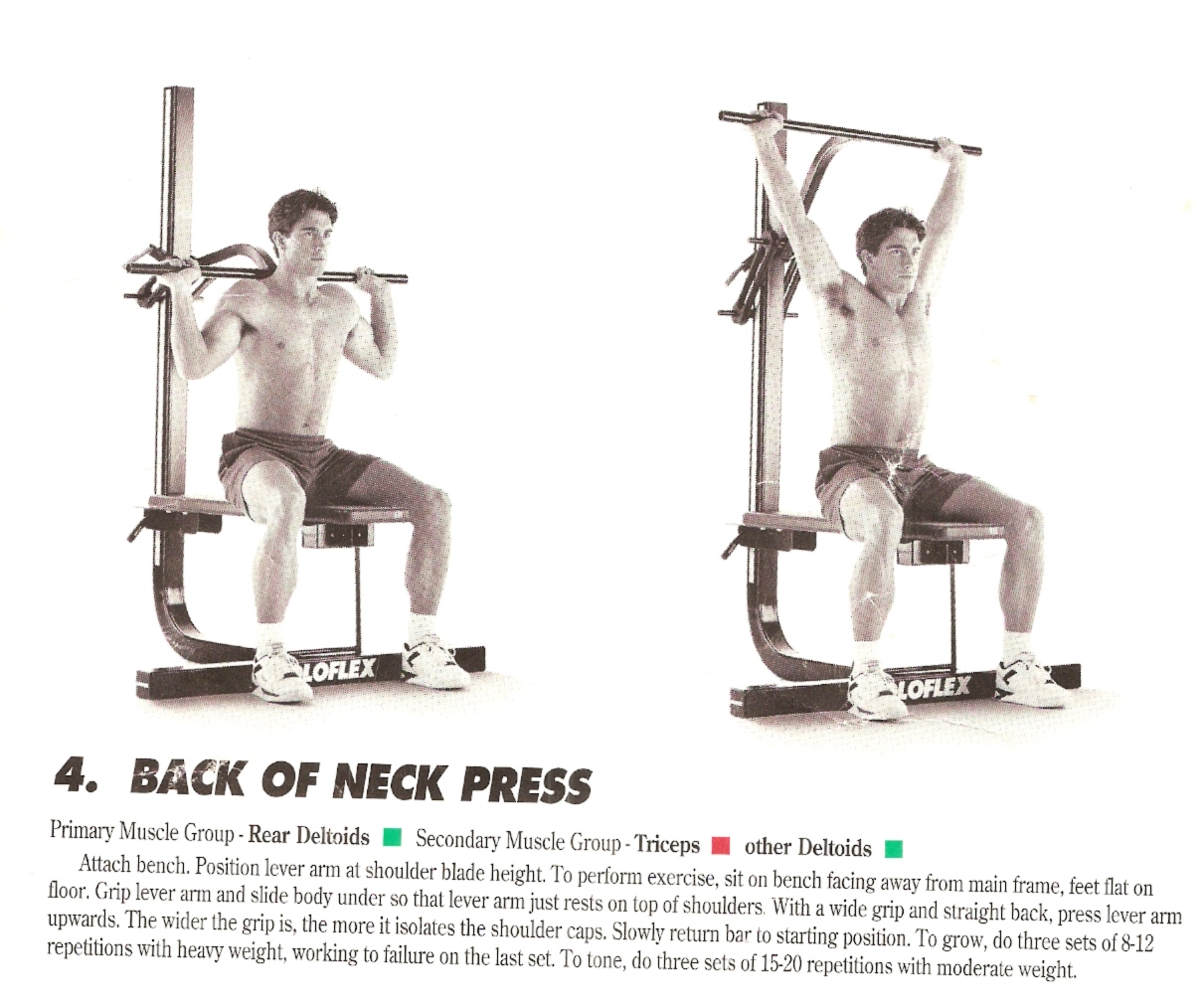 Soloflex Hybrid: Exercises for Monday