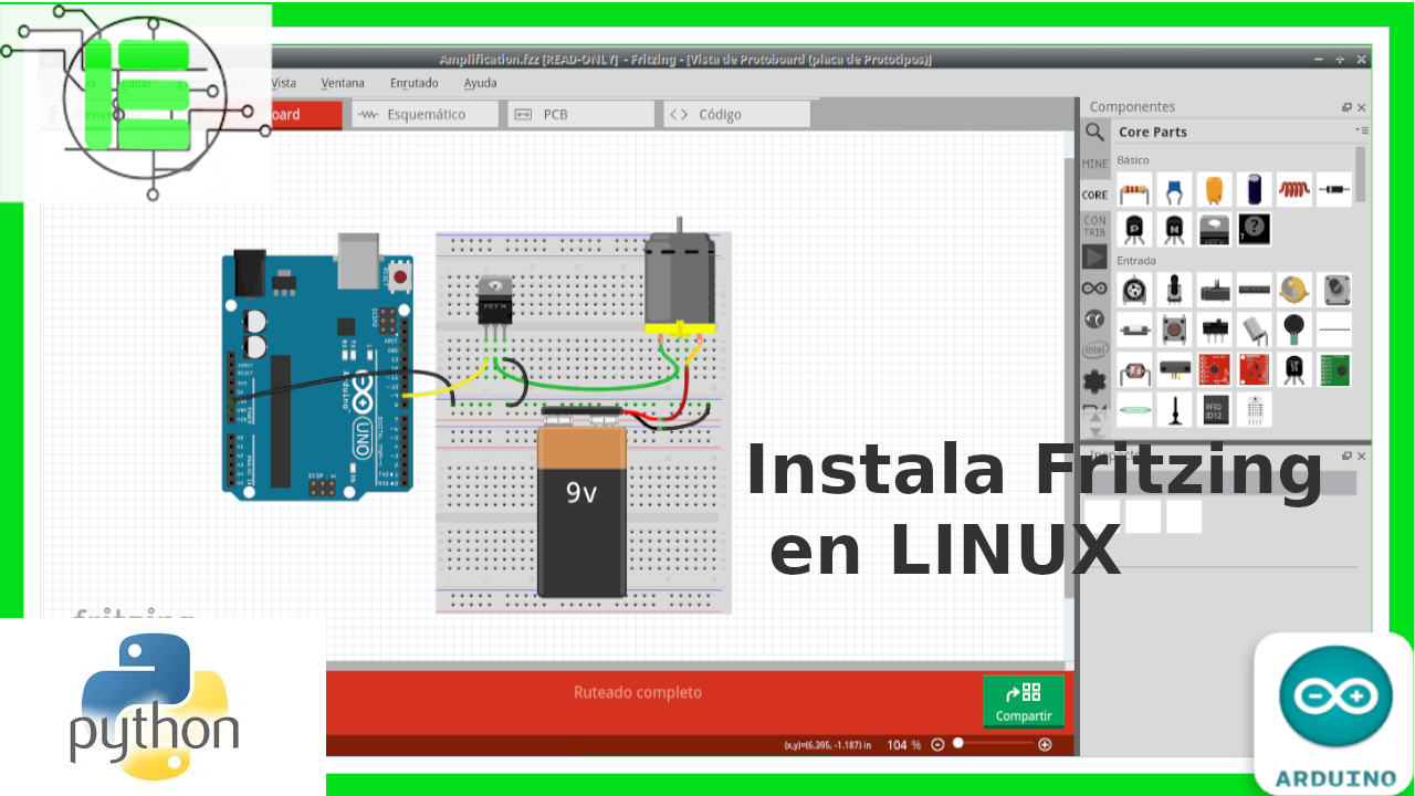 Entec Tutoriales: Como Instalar Fritzing en LINUX