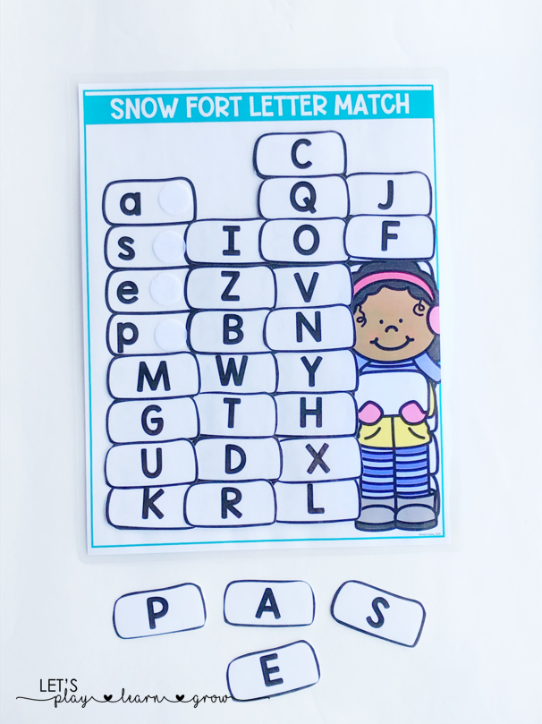 Winter Themed Busy Binder Activities | Lets Play.Learn.Grow
