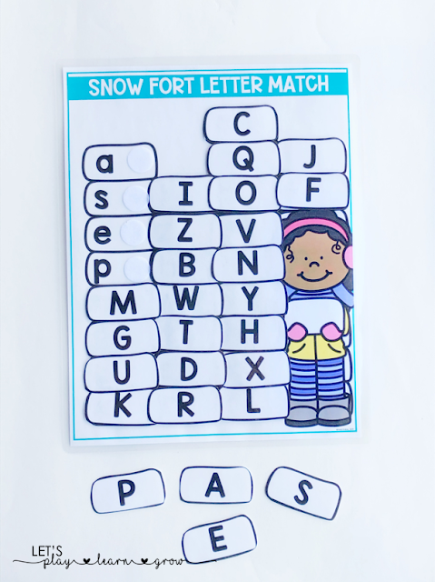 Winter Themed Busy Binder Activities | Lets Play.Learn.Grow