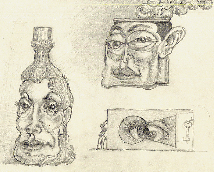 El Taller De Miguel Angel: DIBUJOS RAROS DE MIGUEL MONT