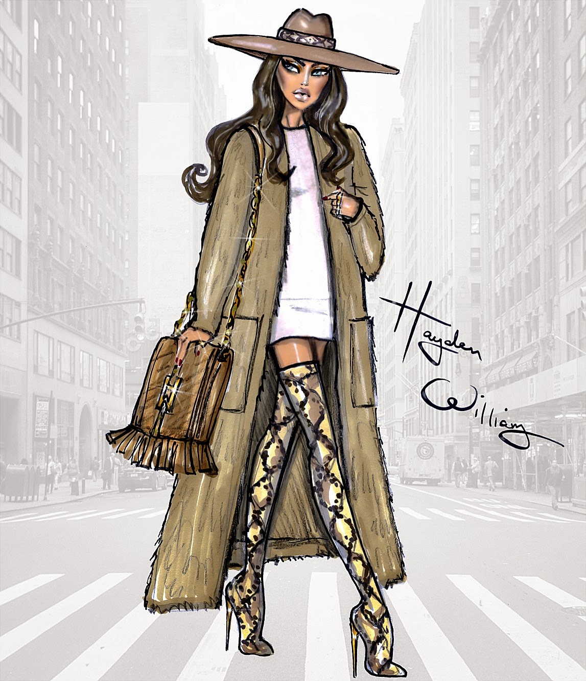 Hayden Williams Fashion Illustrations: Style in the City by Hayden ...