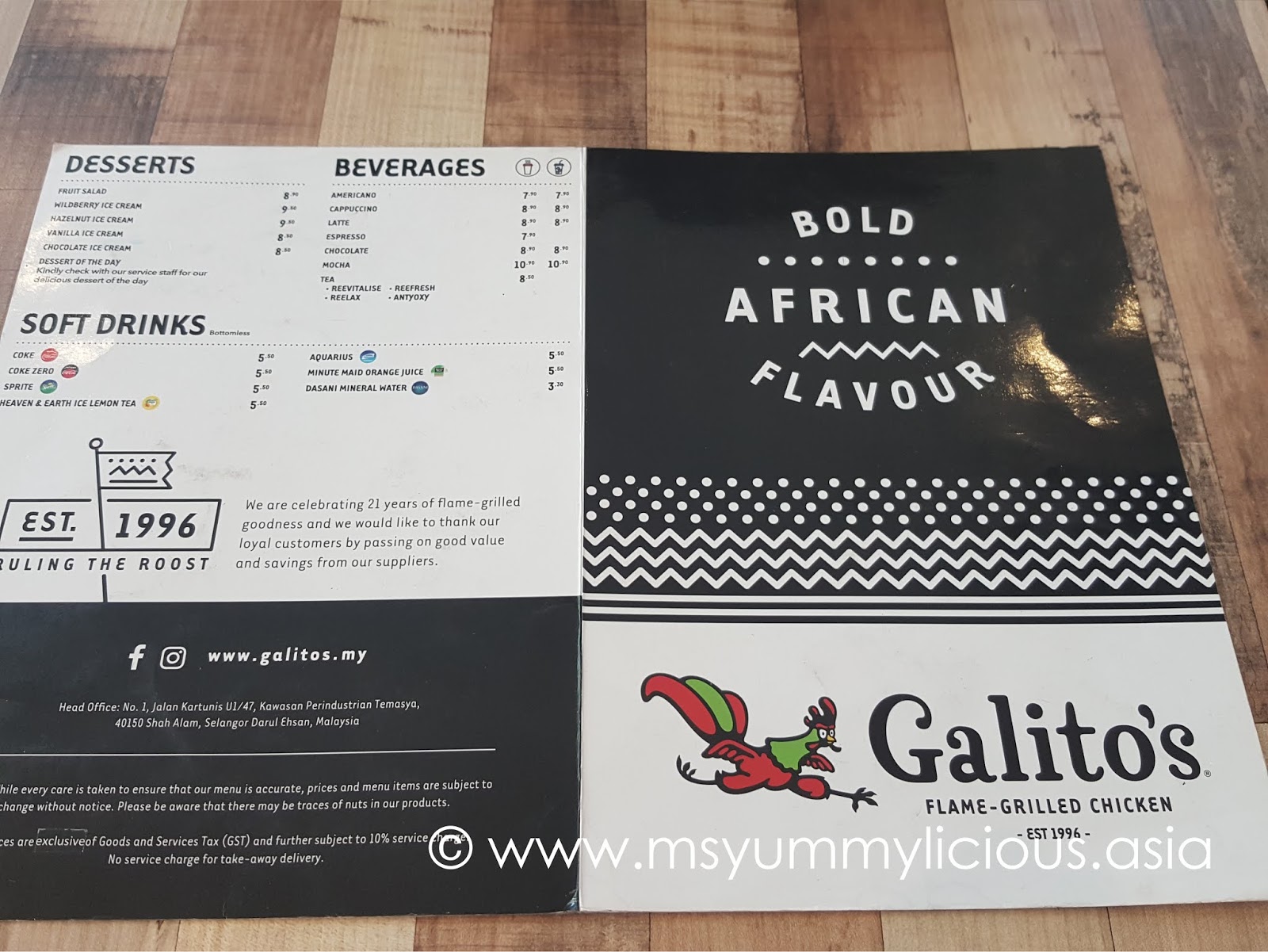 Galito's Flame Grilled Chicken @ Subang Parade - Yummy~licious + Baby ...