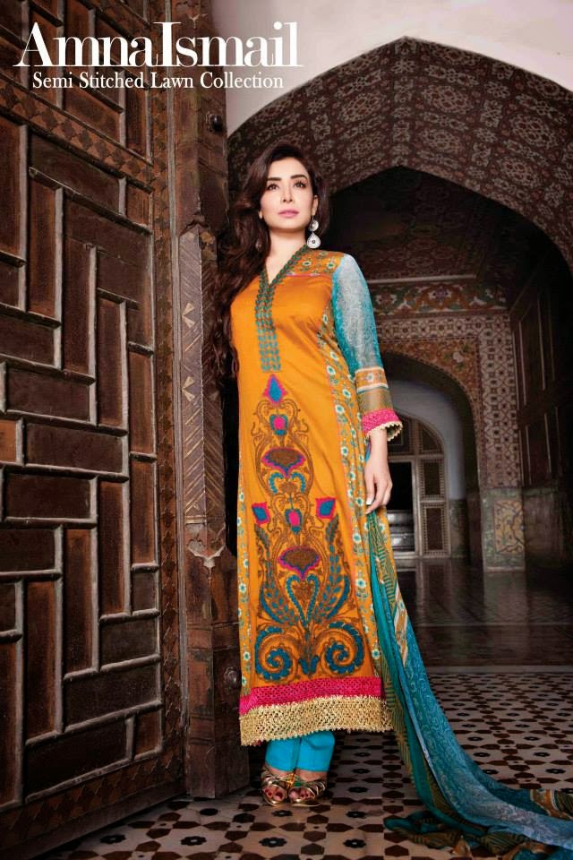 Amna Ismail 2014 Vol-3 | Amna Ismail Summer Lawn Collection 2014 Vol-3 ...