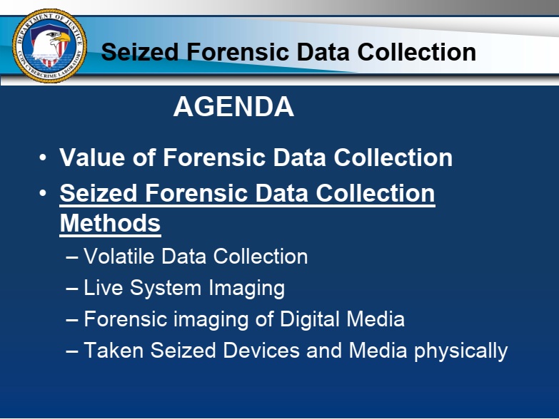 Digital Forensics Examiner: DIGITAL FORENSICS:Data Collection