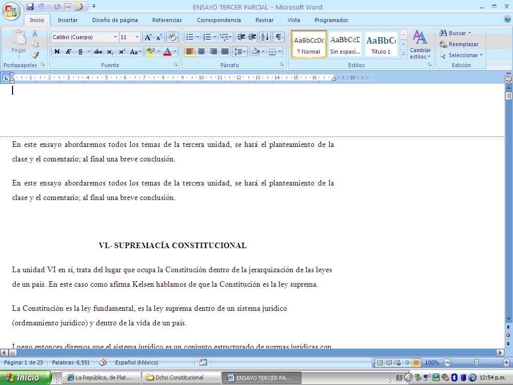 ZuuuA: Vistas de un documento en Word (2007)