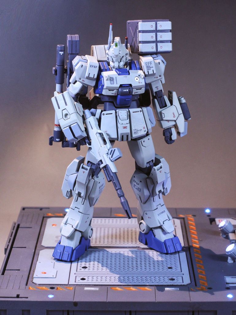 GUNDAM GUY: HGBF 1/144 EZ-8 FA Type - Customized Build