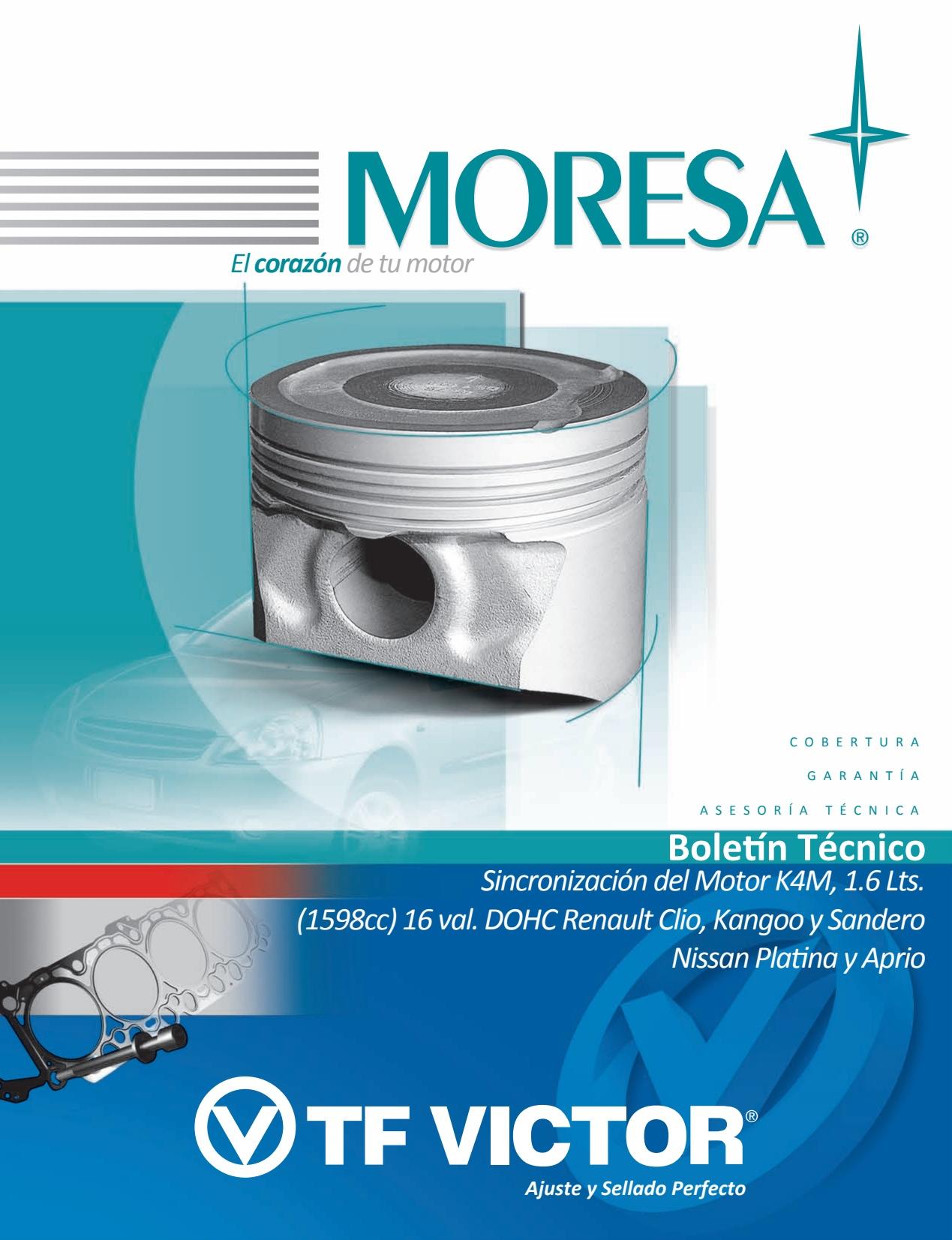 Manuales-de-mecanica-y-taller: SINCRONIZACION DE MOTOR K4M 1.6 Lt. 16 V