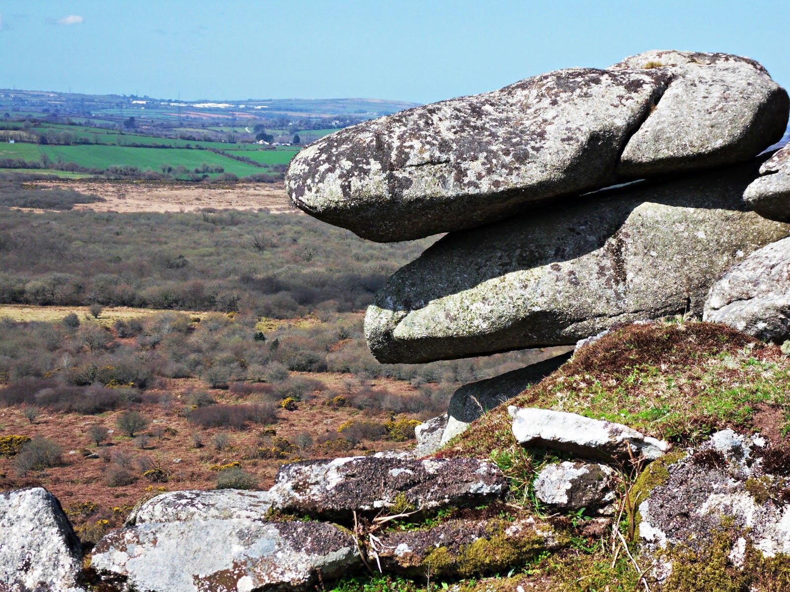 Mike's Cornwall: Helman Tor Cornwall: Granite and Far Reaching Views