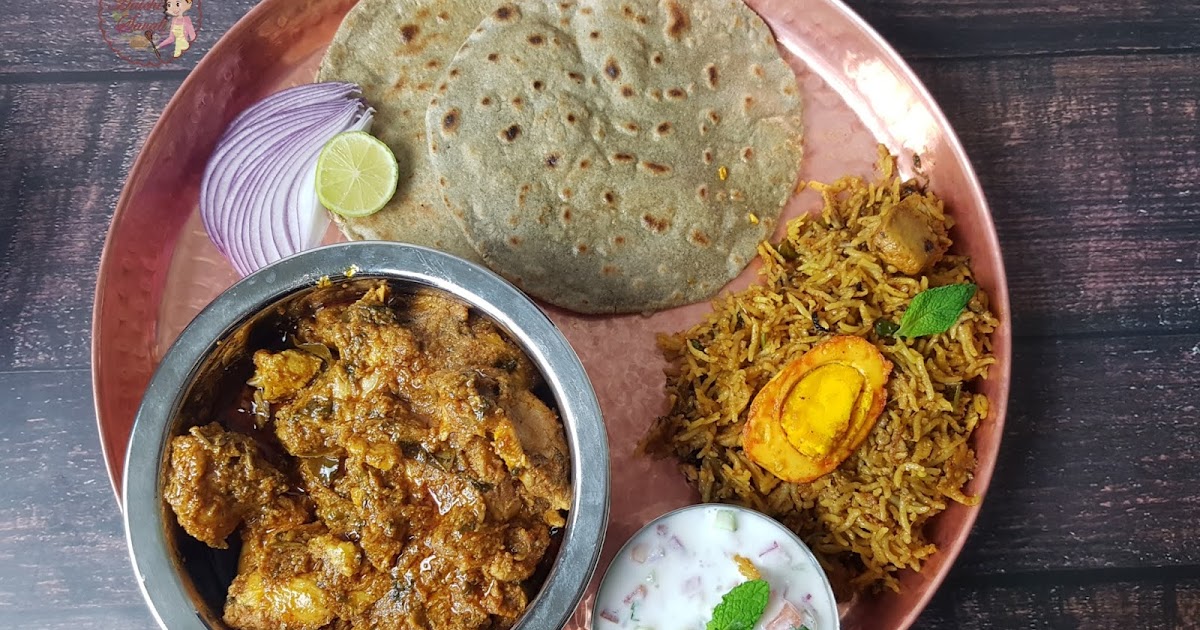 Chicken Thali: Gatari Amavasya Special | How to Make Chicken Thali ...