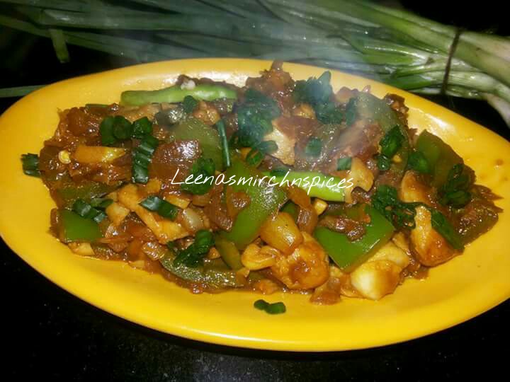 Leena's Mirch'nSpices: Grilled sea Perch Pepper Chilli/Chonak pepper chilli