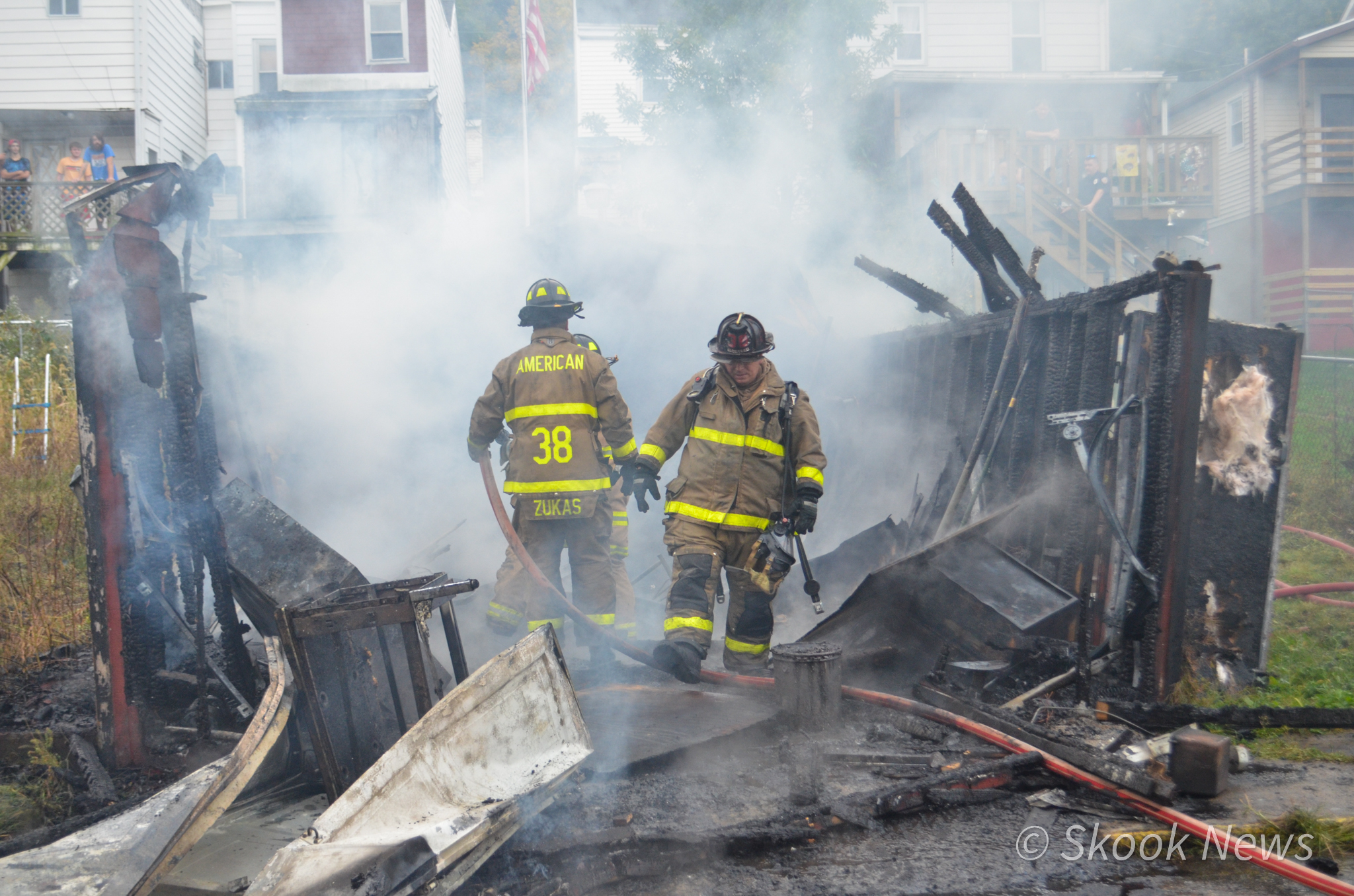 Fire Crews Respond to Fully Involved Garage Fire in Ashland Tuesday Morning