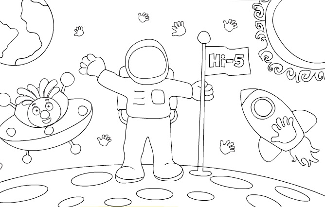 Hi5 Coloring Pages Coloring Pages