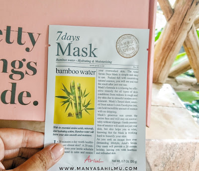 Ariul 7 Days Mask (review) - Manyasah Ilmu