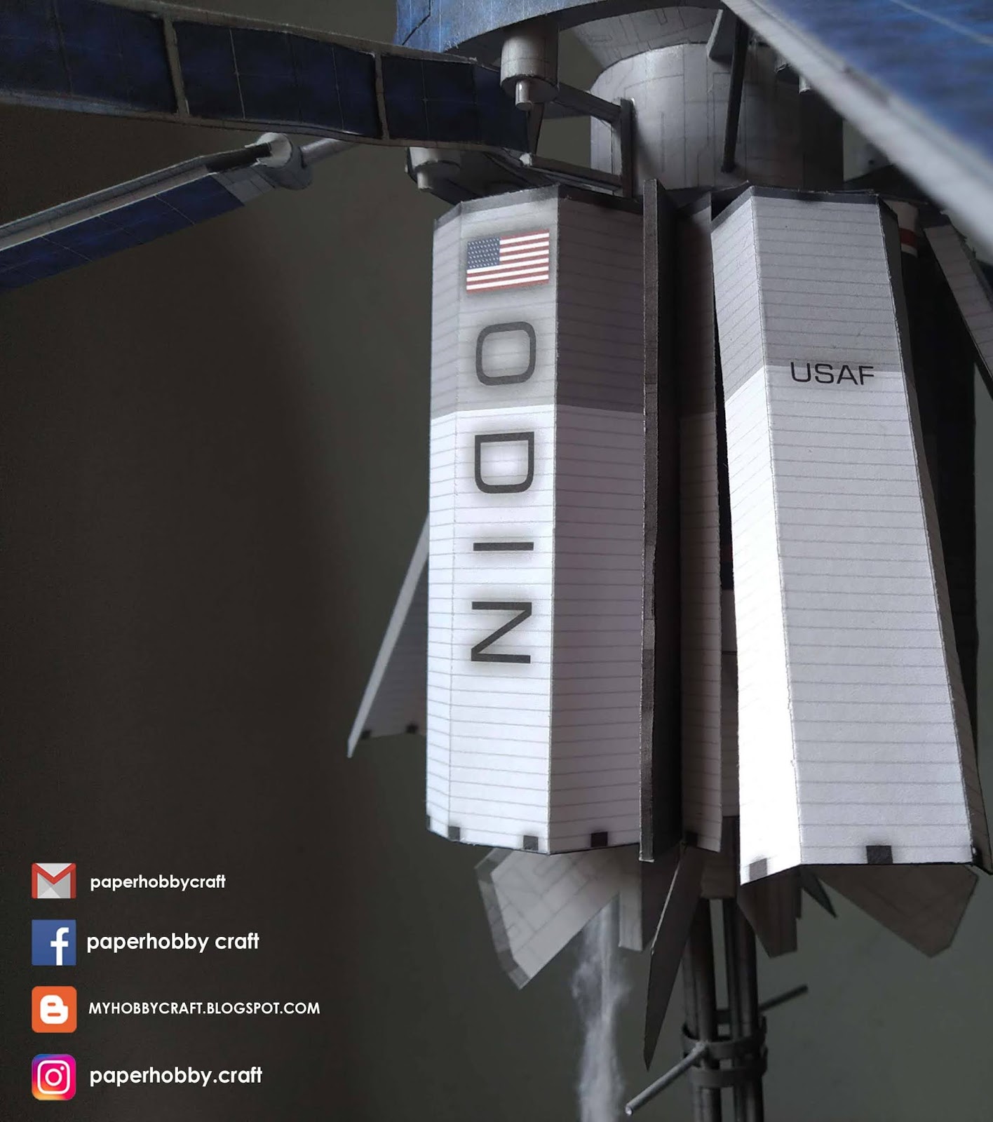 paperhobby: ODIN Space Station from Call of Duty: Ghosts 1/100