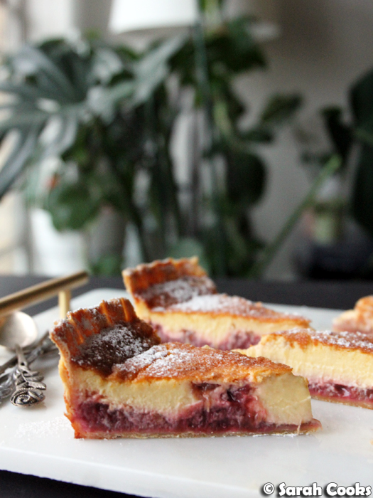 Sarah Cooks: Rhubarb Custard Tart