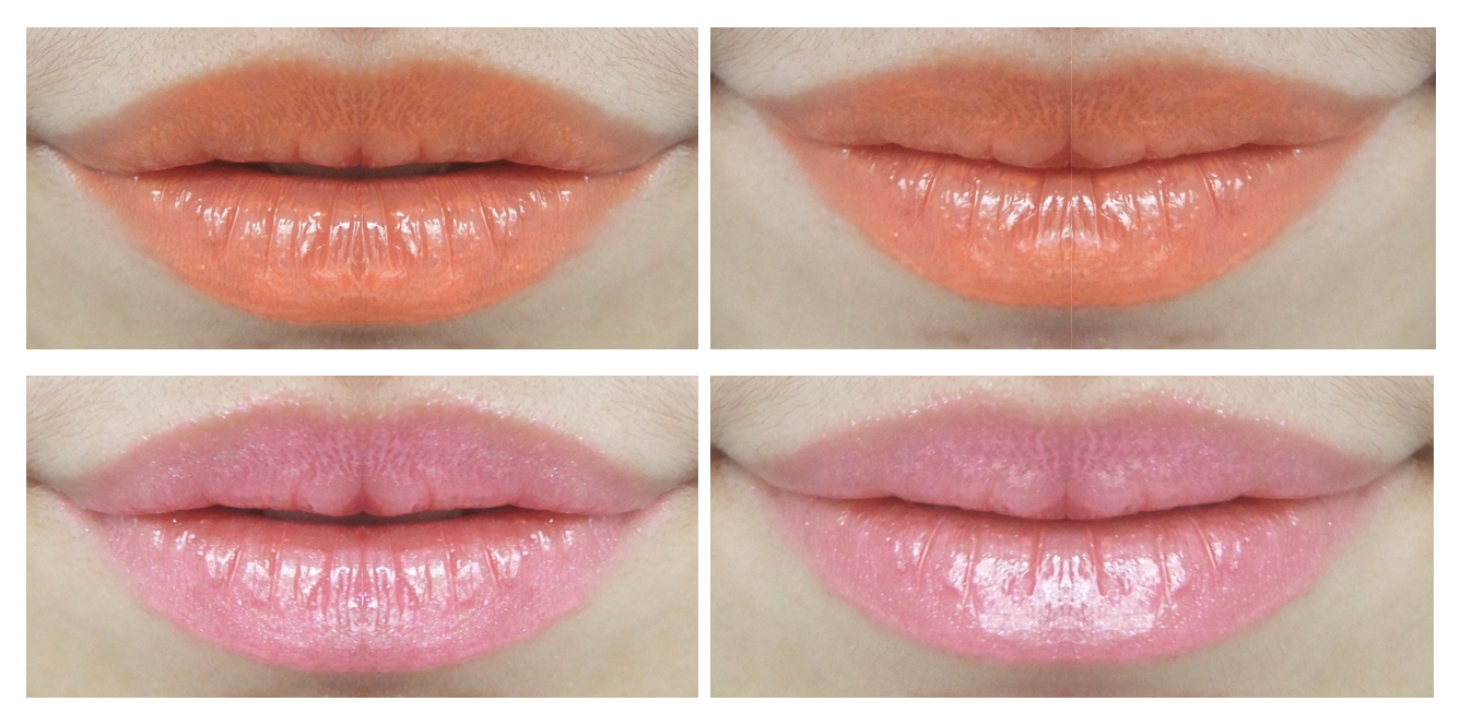 Etude House Miss Tangerine Lipstick in No. 1 Pink and No. 4 Orange ...