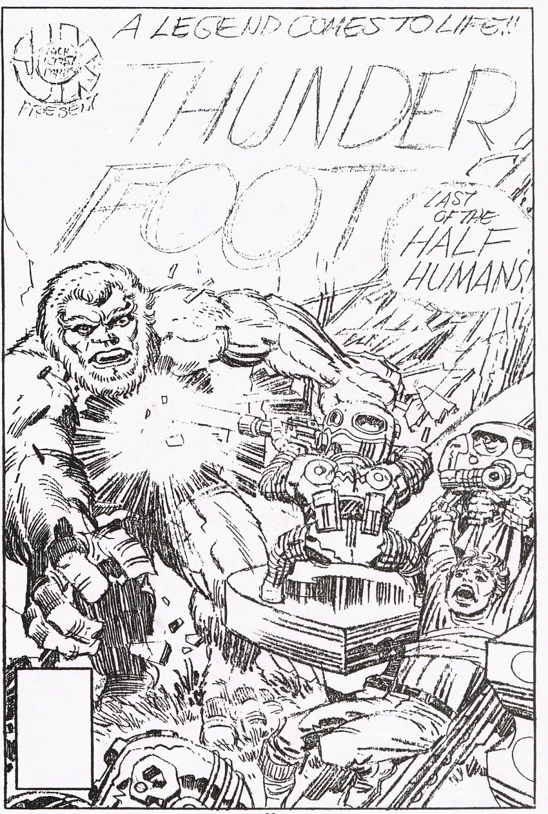 Cap'n's Comics: Thunderfoot by Jack Kirby